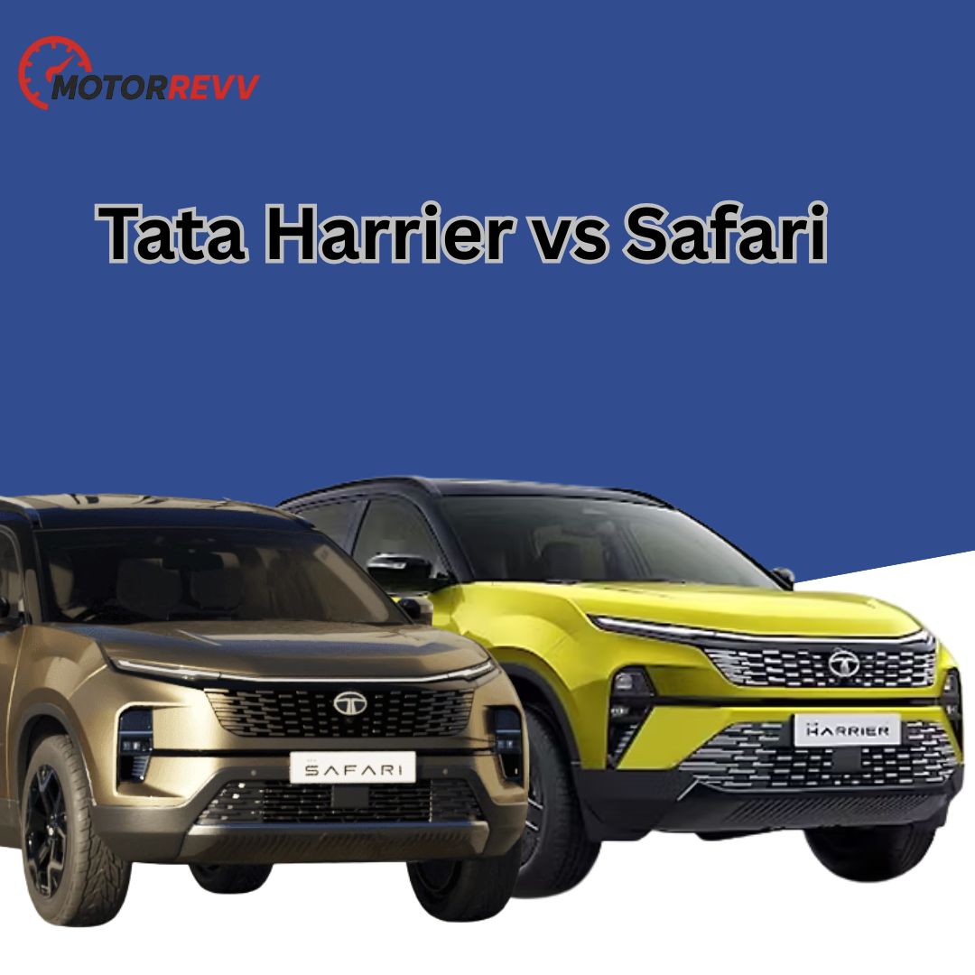 Tata Harrier vs Safari comparisons - Motor Revv